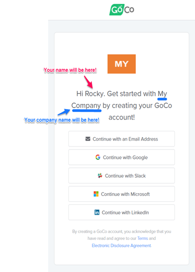 How do I access my GoCo account?